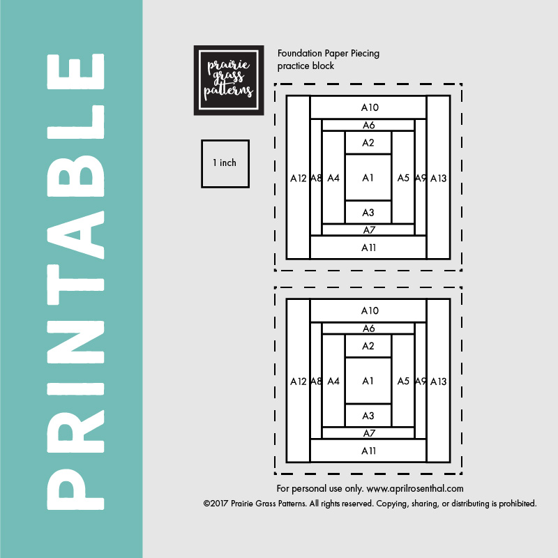 Quilting Basics: Foundation Paper Piecing 101 – april rosenthal ...